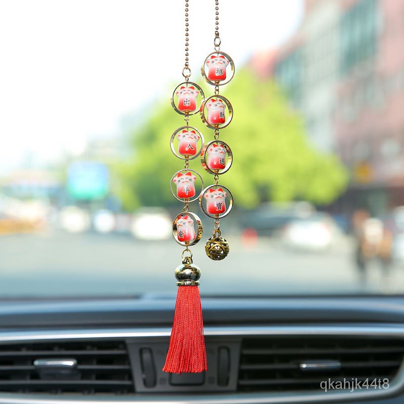 #affordablepriceLucky Cat Car Pendant Decoration Charm High-End Cute ...