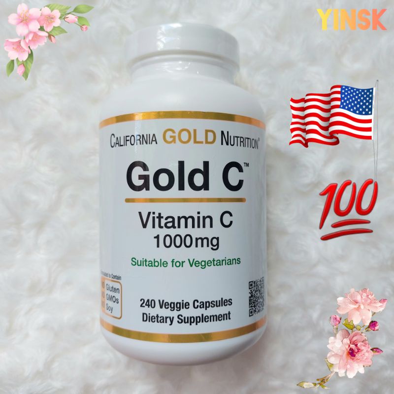 California Gold Nutrition Gold C Vitamin C 500mg 1000mg วิตามินซี ...