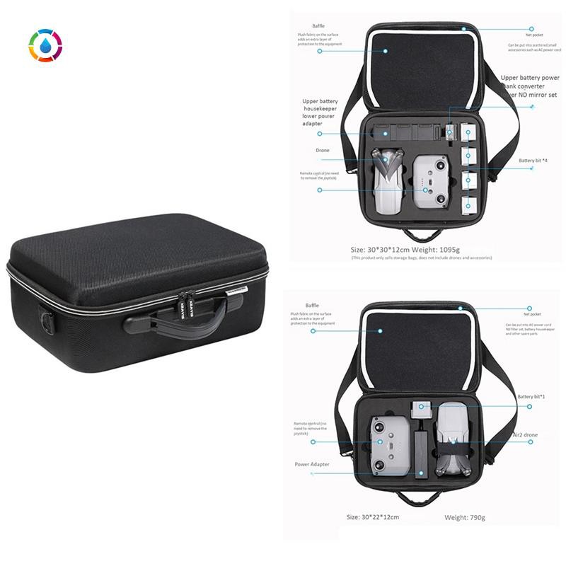 Keayisofine for DJI Mavic Air 2 Case Bag Water Resistant Portable ...