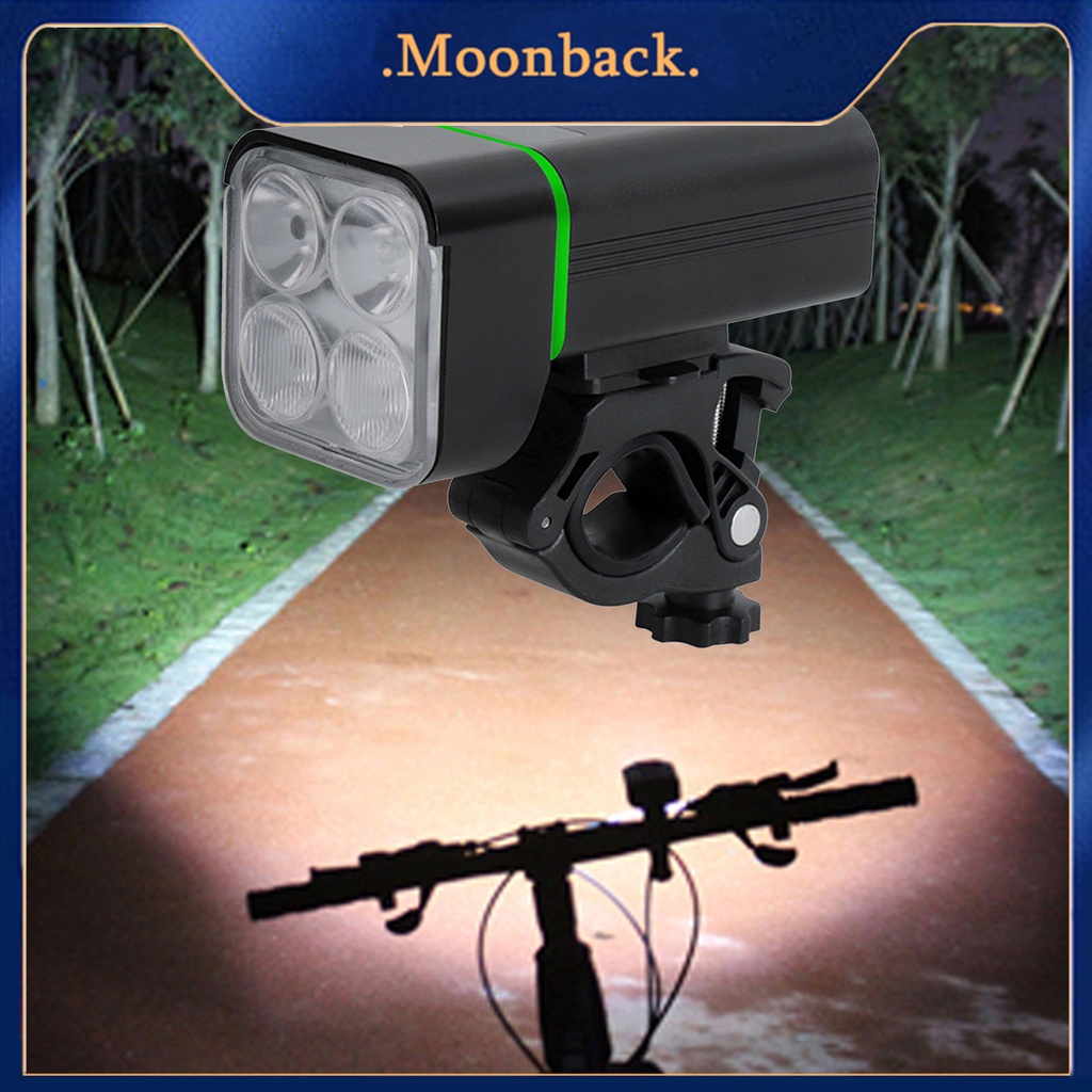 Moon_Simple 360 Rotatable Bicycle Light White Light Waterproof Bike ...