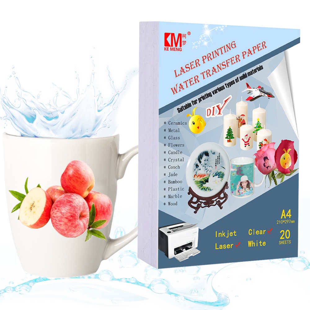 กระดาษ2022 Factory Sell Directly A4 Size Laser Water Transfer Paper ...
