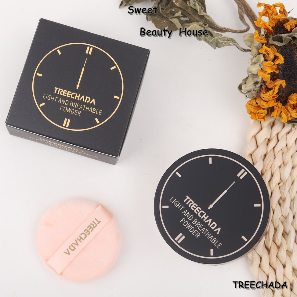TREECHADA LIGHT AND BREATHABLE POWDER 12 g. แป้งฝุ่นเนื้อละเอียด สัมผัส ...
