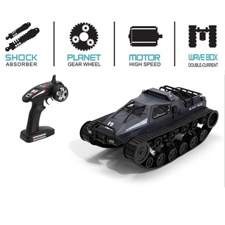 Assembled Remote Control Crawler Tank High Speed 4WD Off-Road RC Car 2. ...