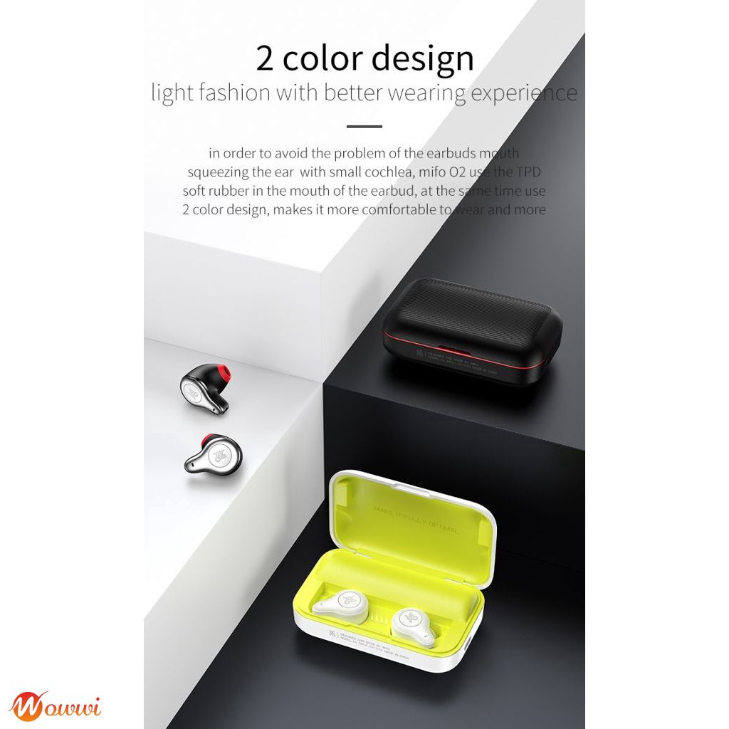 mifo o 2 หูฟังสเตอริโอไร้สายบลูทูธ 5 . 0 gdth XBPC | Shopee Thailand