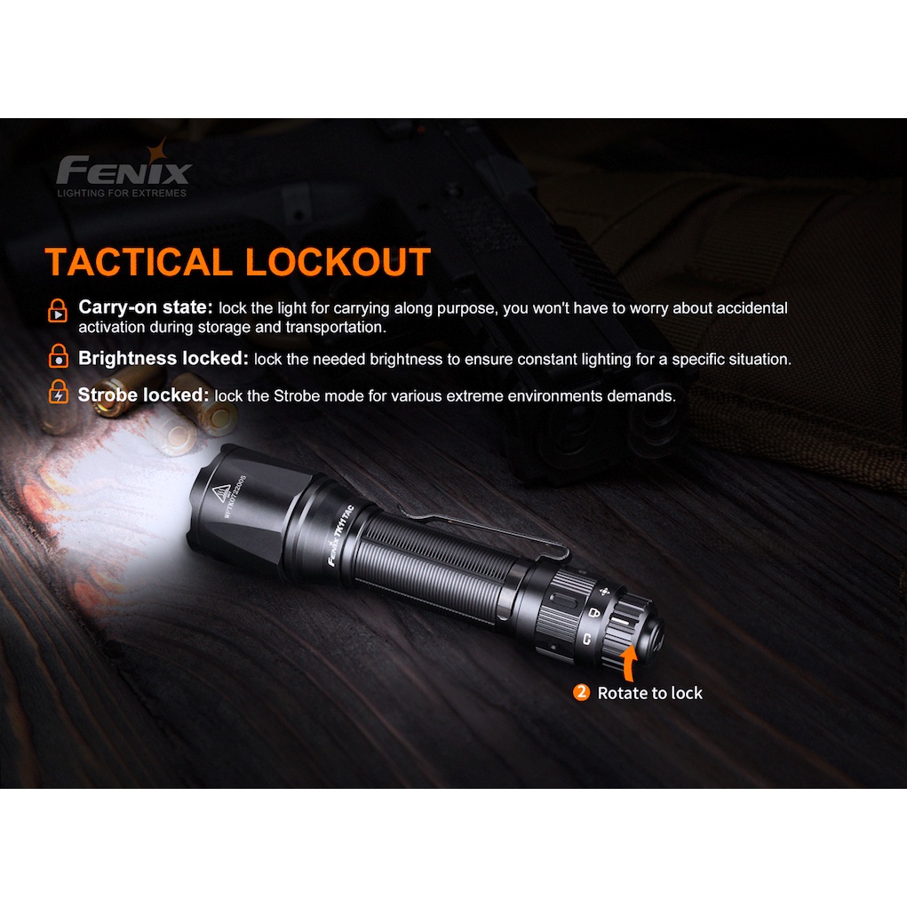ไฟฉาย Fenix TK11 TAC 1600LM Dual Modes Tactical ประกัน 3ปี ...