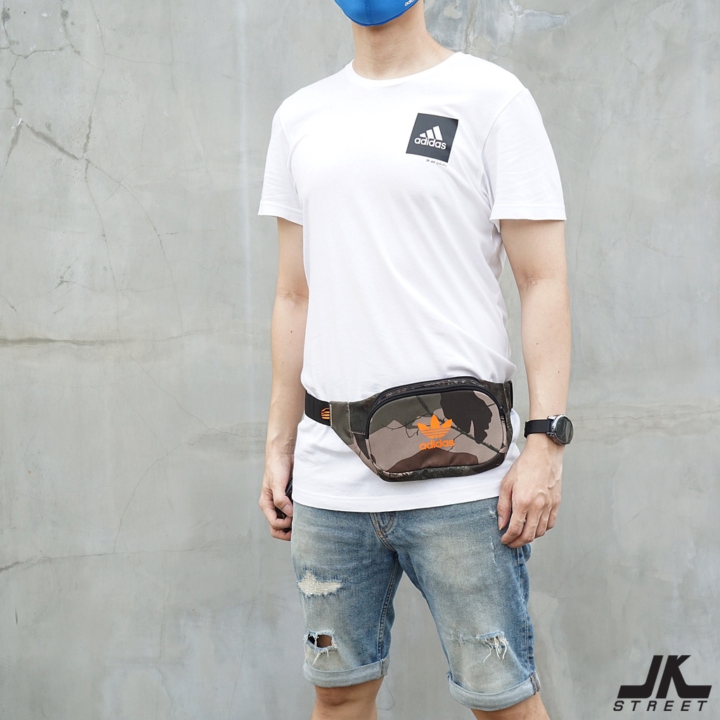 โค้ด JKSTM65 ลด 65 กระเป๋าคาดเอว คาดอก adidas Camo Waist Bag FT9304 ...