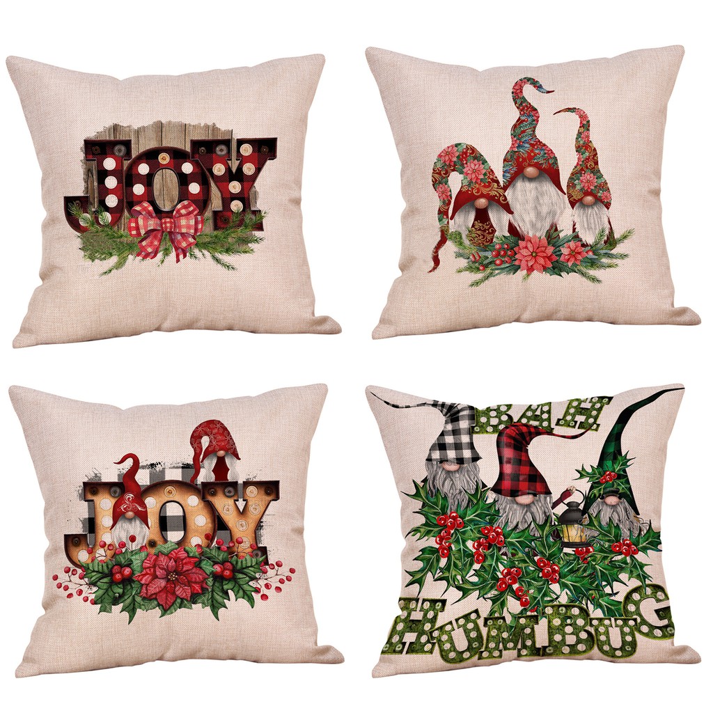 Blu2 _ ปลอกหมอนลายคริสต์มาสสําหรับตกแต่งบ้านโซฟารถยนต์ - bluelans2.th ...