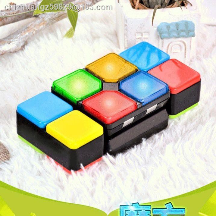 เปิดเครื่องรูดของเล่นUnzip toysของแท้ Electronic Variety Music Cube Smart Net Red Decompression ...