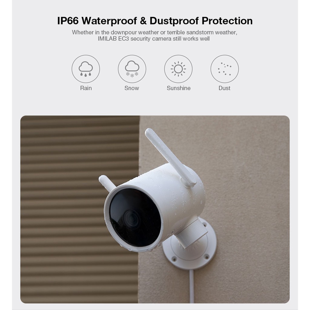 IMILAB EC3 Smart Outdoor Camera 270 1080P Night Vision IP Camera กล้อง ...