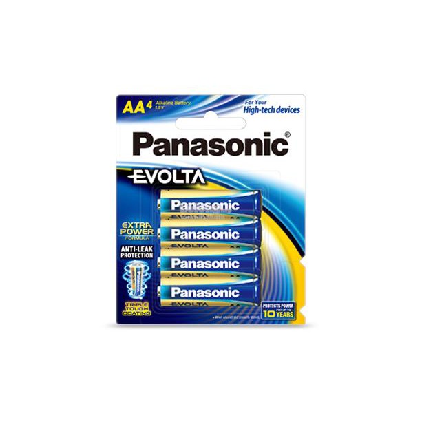PANASONIC ALKALINE EVOLTA #LR6EG 1.5V BATTERY Size AA ถ่านอัลคาไลน์ พานาโซนิค อีโวลต้า AA แพ็คละ ...