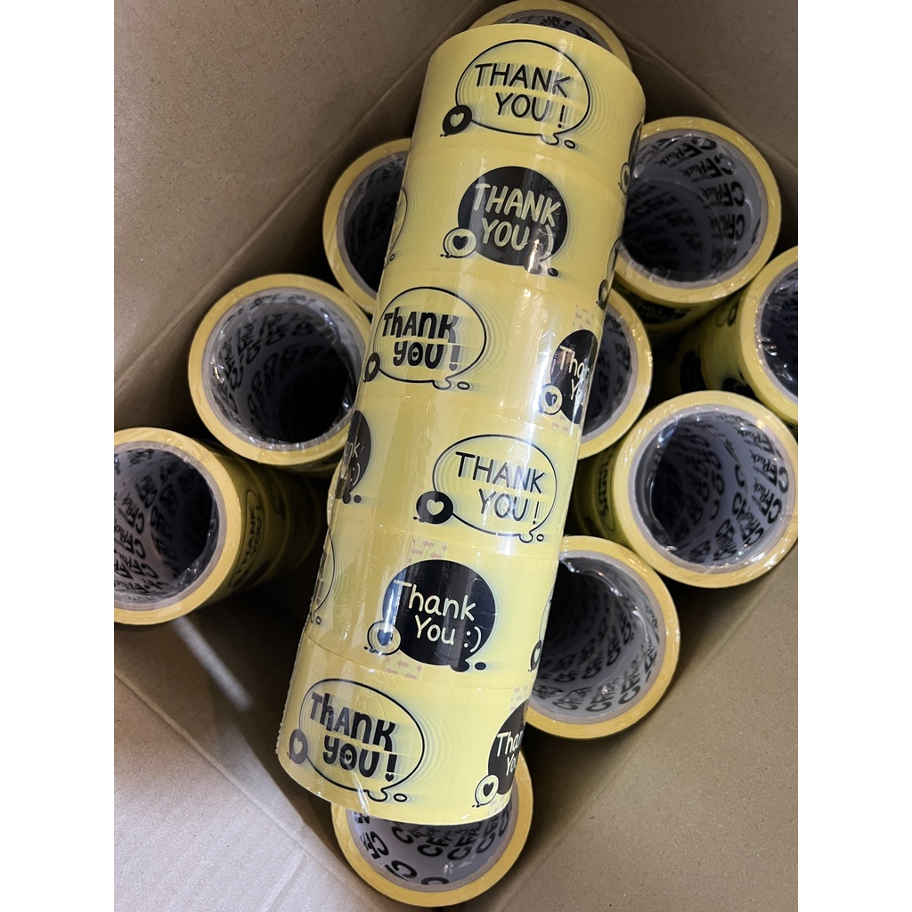 เทป Thank you สีม่วงพาสเทล สีเหลืองพาสเทล สีฟ้าพาสเทล ลายน่ารักสุดๆ คละสีได้ - cfpack_udomsuk ...