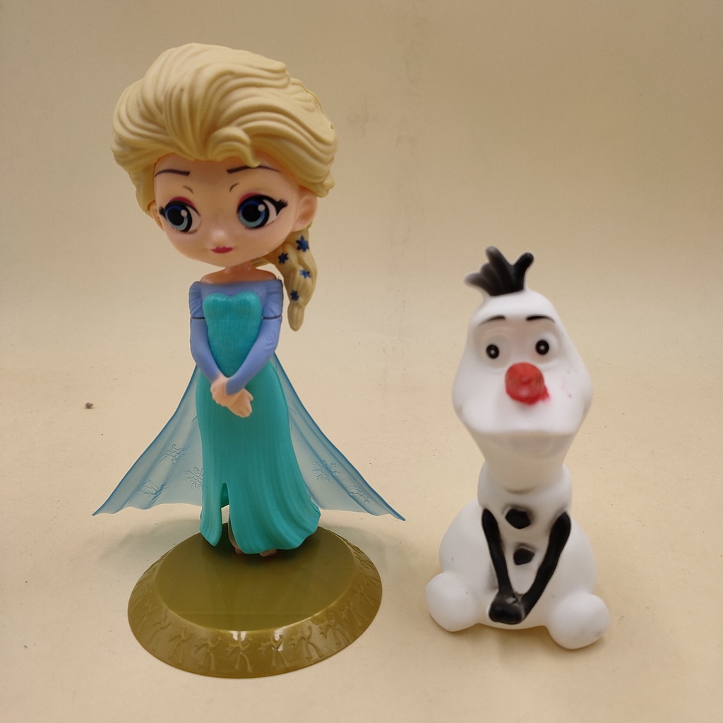 เจ้าหญิงตุ๊กตาDisney Cartoon Action Toy Figures Cake Decoration Frozen ...