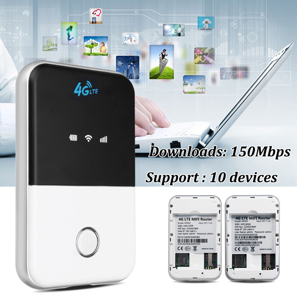 เราเตอร์แบบพกพา 4G Lte Router Wireless Portable 4G Wifi Router Wireless ...