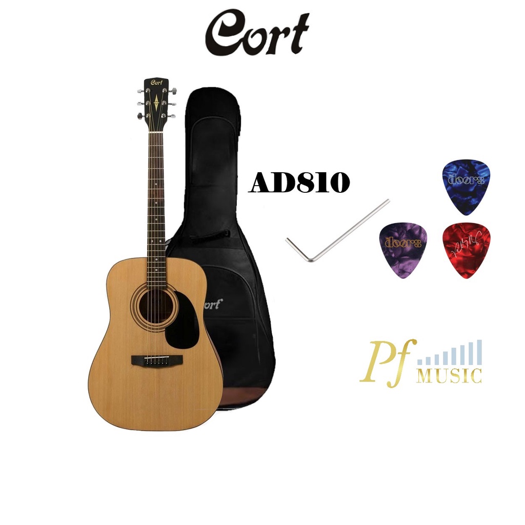 Cort AD810 กีตาร์โปร่ง Cort รุ่น AD810 มาพร้อมกระเป๋า และของแถม ผ่อน0 ...