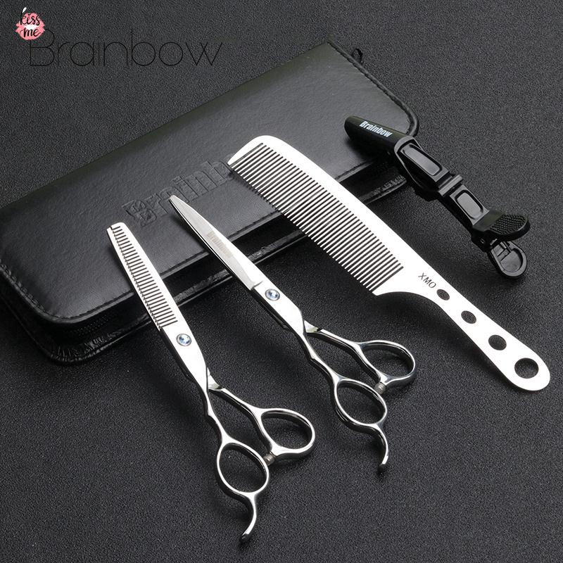 Brainbow 6.0''Left-hand Hair Scissors Stainless Steel 9cr13 ...