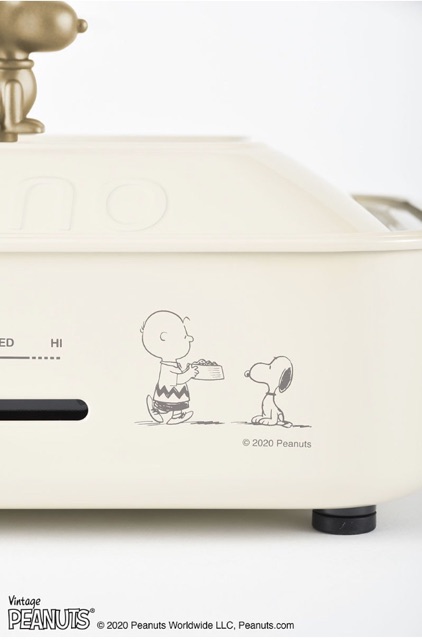 ใหม่พร้อมส่ง Snoopy x Bruno Compact Hot Plate สีทอง เตาไฟฟ้าอเนกประสงค์ ...