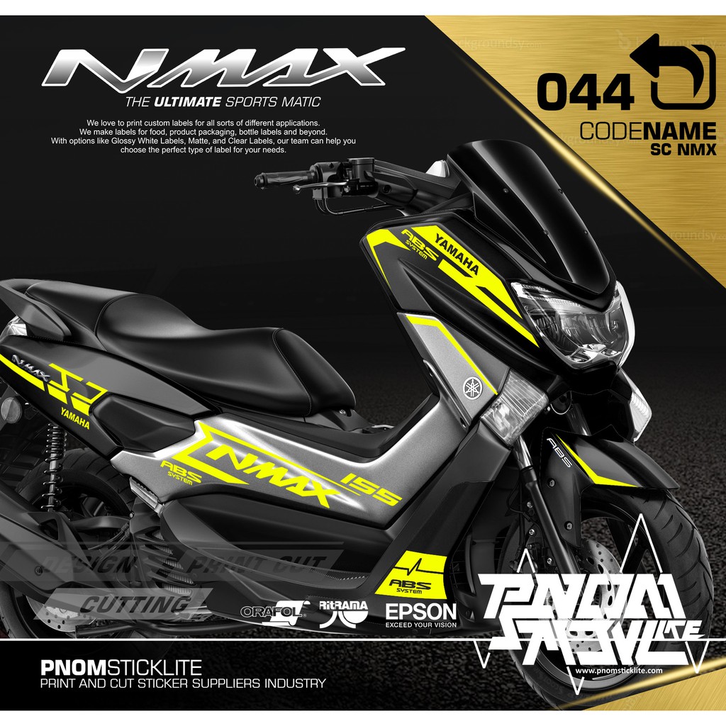 สติกเกอร์สําหรับตกแต่ง Striping Nmax Sc Nmx P044 - pnom_sticklite.th ...