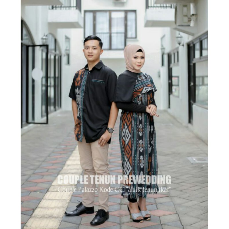 Palazzo Code Cc1 เนคไทผ้าทอสําหรับคู่รัก - alaik_tenun_ikat.th - ThaiPick