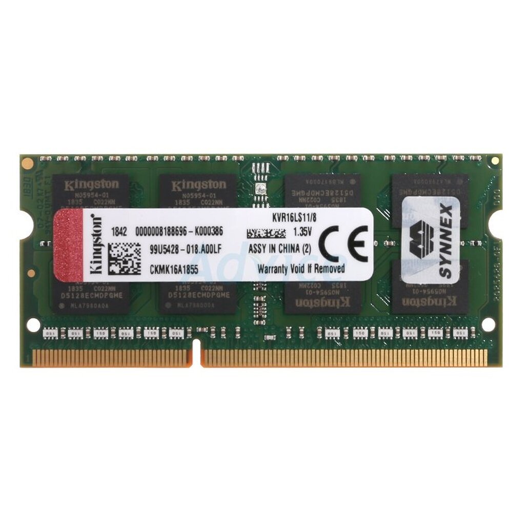 Ram สำหรับ notebook RAM DDR3L(1600 NB) 8GB Kingston Value Ram ...
