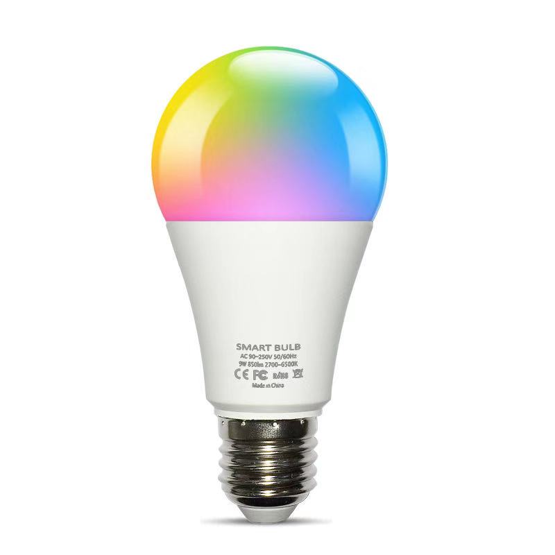 Smart Bulb WiFi LED Bulb E27 RGB Daylight Dimmable E27 9W หลอดไฟ ...