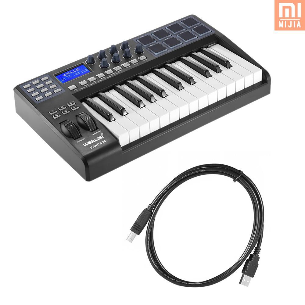 แป้นพิมพ์ worlde panda 25 - key usb midi 8 rgb หลายสีสัน - ukbb6pamlz ...