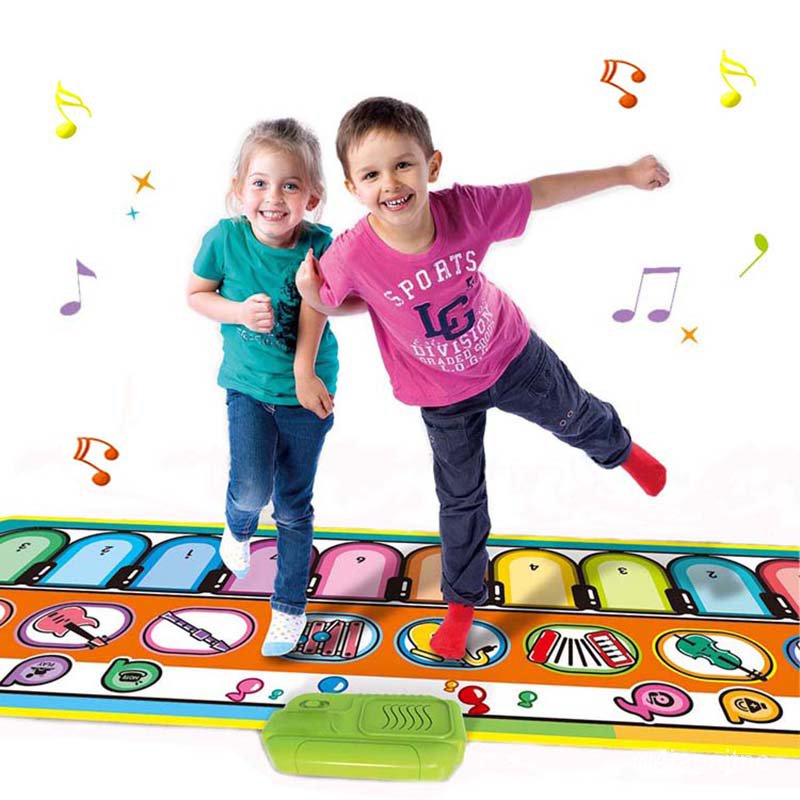 เสื่อเปียโนดนตรีสำหรับเด็กBaby piano pad music carpet game children ...