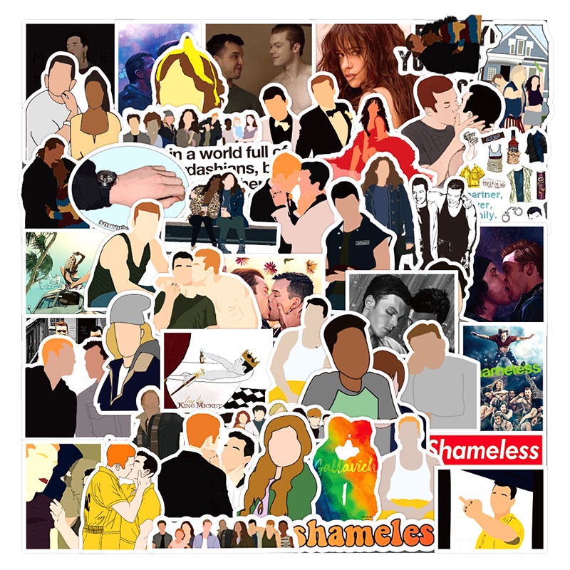 103050csack Classic TV Show Shameless Stickers For Notebook Motorcycle ...
