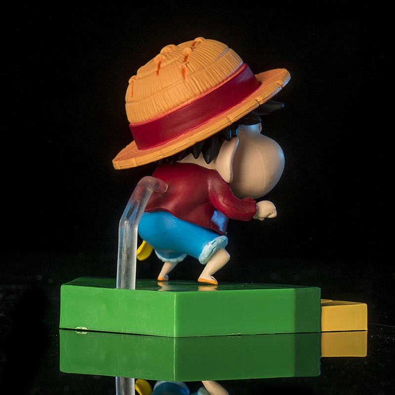 Crayon Shin-chan GK Nohara House Shinnosuke cos Luffy hand-made model ...