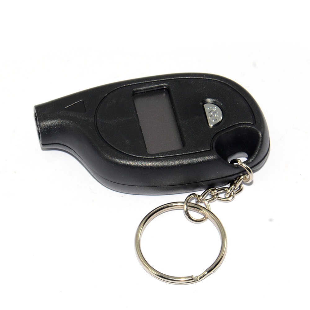 มาตรวัดความดันวัดความดันMini LCD Digital Tire Tyre Keychain Air ...