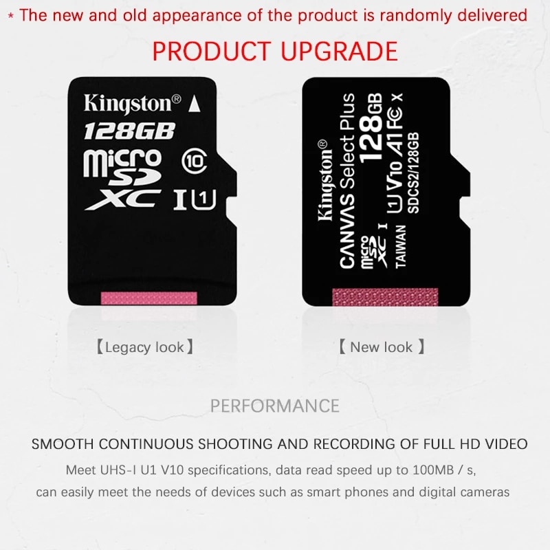 Kingston Micro SD Card Memory Card Class10 carte 128GB 32GB 64GB 256GB ...