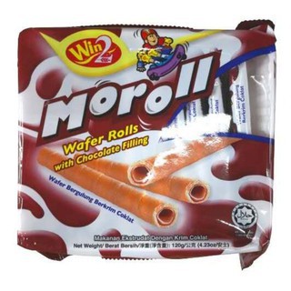 Win2 Moroll Wafer Rolls เวเฟอร์โรล 2 รสชาติ Mike Chocolate ขนาด 120 g ...