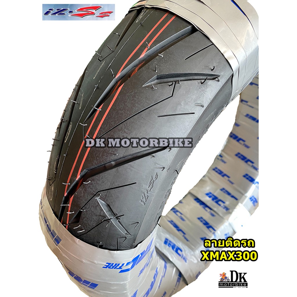 ยางนอก XMAX300 ยางนอก IRC IZS-s มีให้เลือก 2 เบอร์ หน้า-หลัง โปรดกดเลือกเบอร์ที่ต้องการ ...