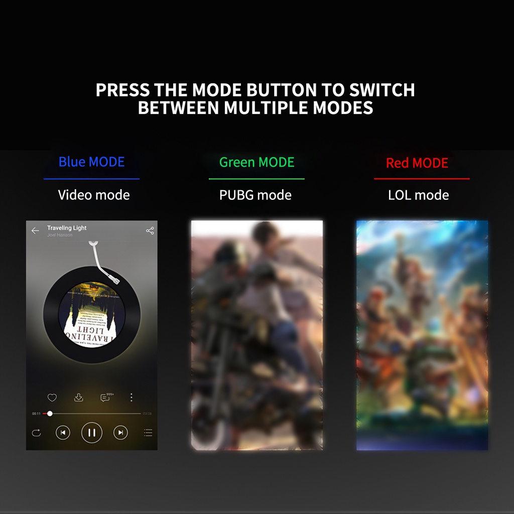 หูฟังrofession Gaming Headset Builtin Virtual 7.1 Channel Headhone fit ...