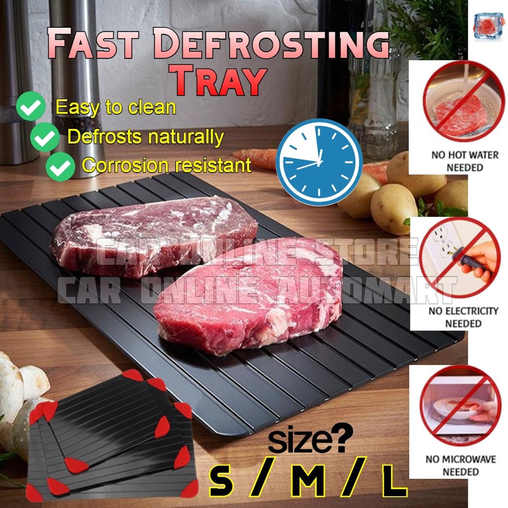 Kitchen Fast Defrosting Tray Frozen Meat Quick Defrost Plate Board ...