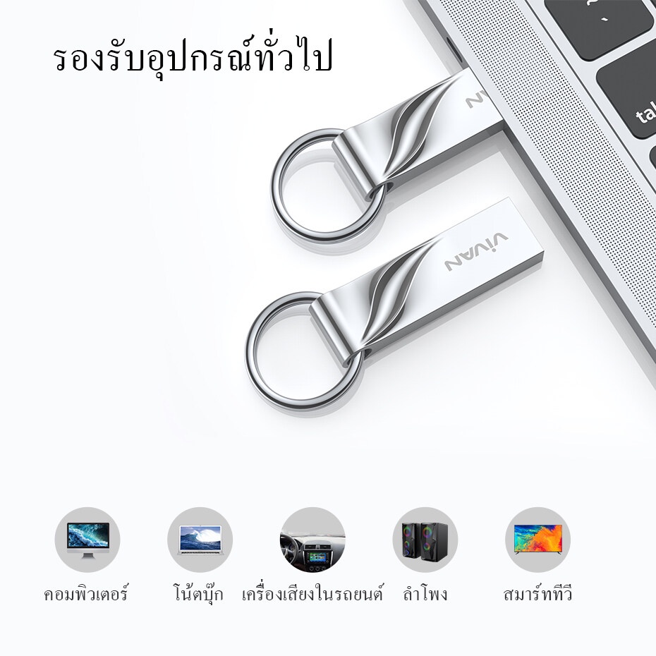 พร้อมส่ง แฟลชไดร์ฟ VIVAN รุ่น VF316 VF332 (16G32G) USB flash disk วัสดุ ...