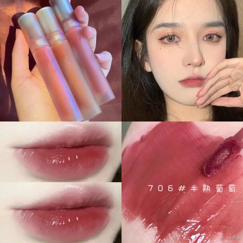 merrezca ลิปmerrezca ลิป Shell lip glaze กระจก lip glaze moisturizing ...