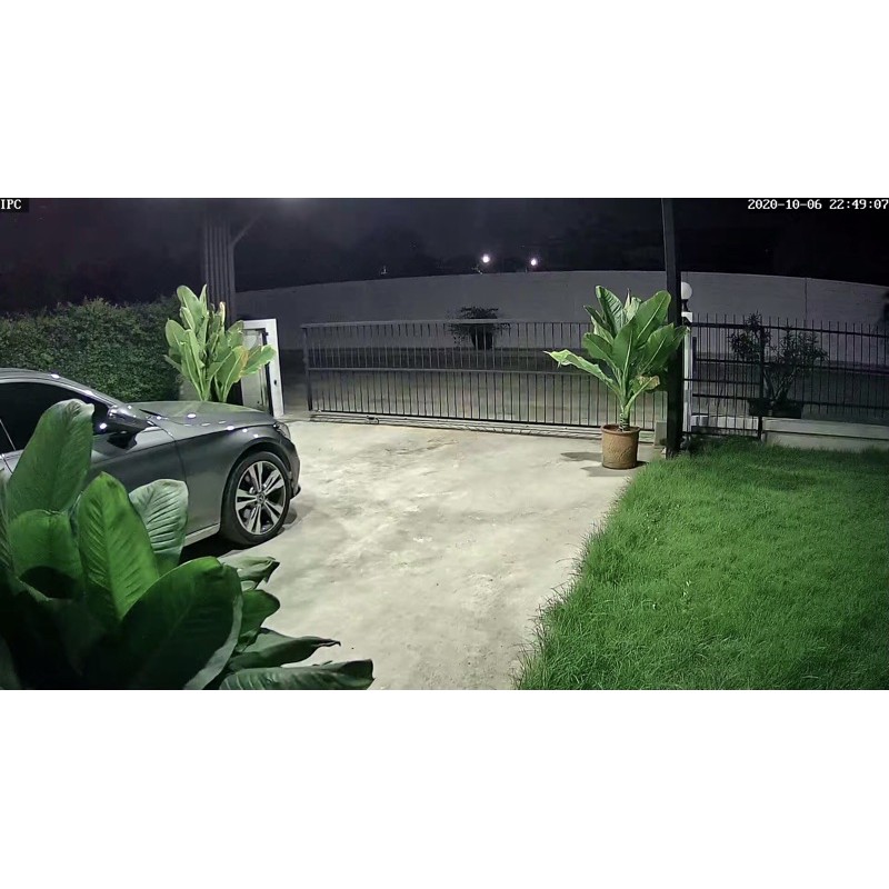 กล้องวงจรปิดติดภายนอก หันได้ โต้ตอบได้ กลางคืนภาพสี กันฝน กันแดดไม่มีเน็ตก็ใช้ได้ Emii MF103 2 ...