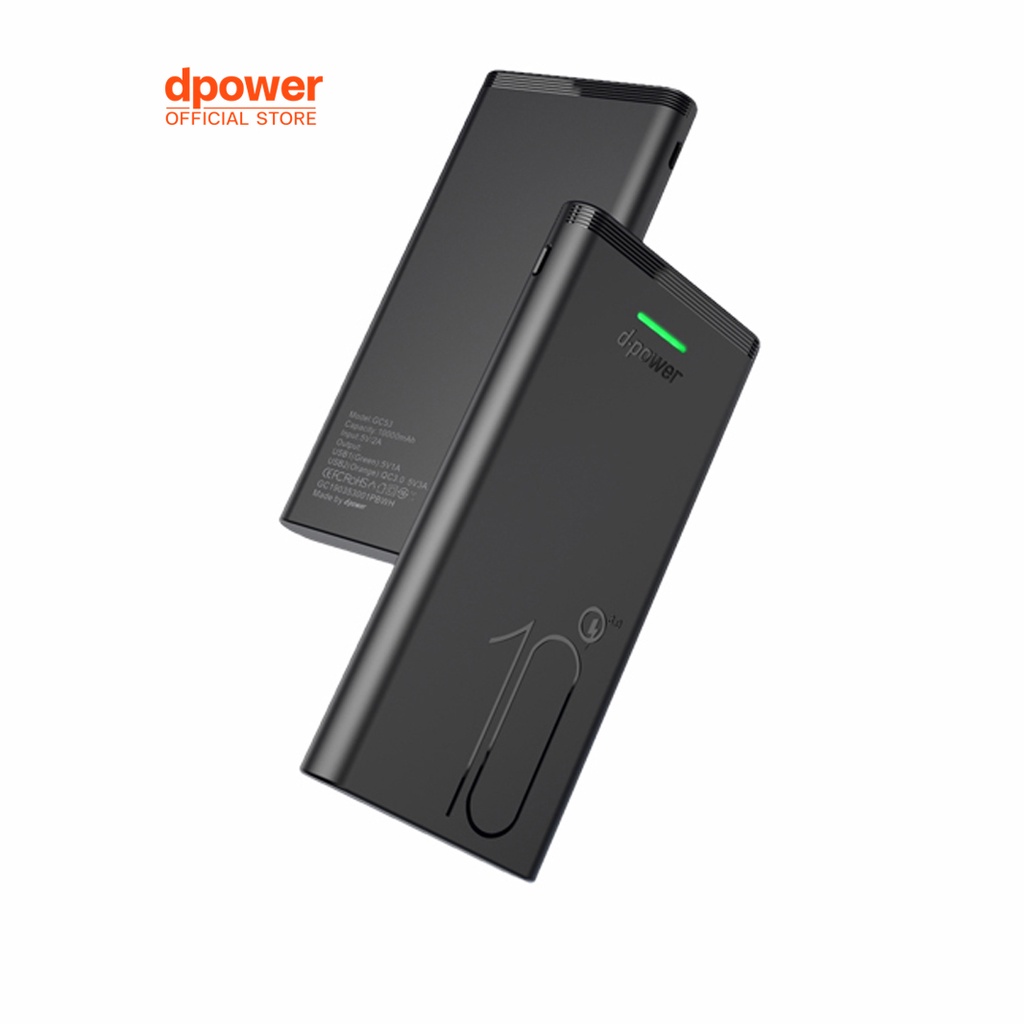 [ส่งฟรี]d-power แบตสำรอง รุ่น GC-53 PD3.0 20W (10,000 mAh) รองรับการ ...