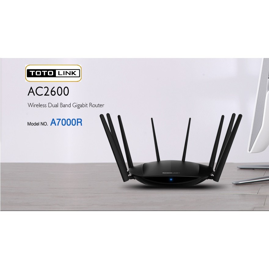Router TOTOLINK (A7000R) Wireless AC2600 Dual Band Gigabit - active ...