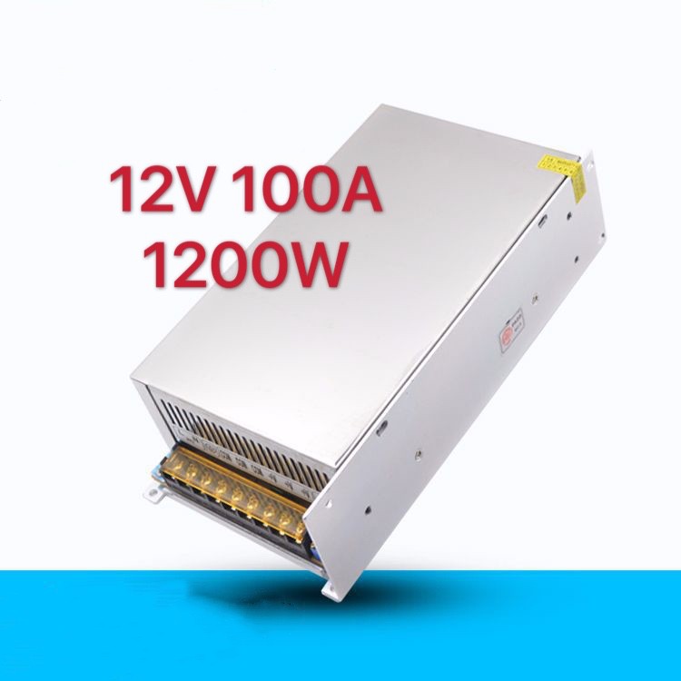 Switching Power Supply สวิตชิ่งเพาเวอร์ซัพพลาย 12V 100A 1200W(สีเงิน ...