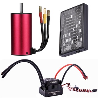 New GoolRC S3674 2650KV Brushless Motor 120A ESC 2-4S Lipo BEC 5.8V/3A ...