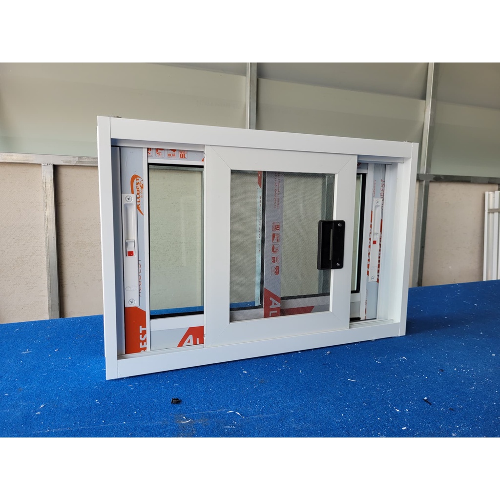 หน้าต่างบานเลื่อน60x40ซม หน้าต่างอลูมิเนียม หน้าต่างห้องน้ำ - pp.window ...