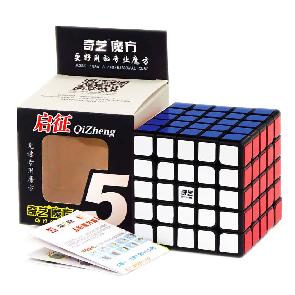 现货Qiyi Magic Speedcube Black Sticker 6x6x6 7x7x7 Cube Magic 4x4 5x5 6x6 ...