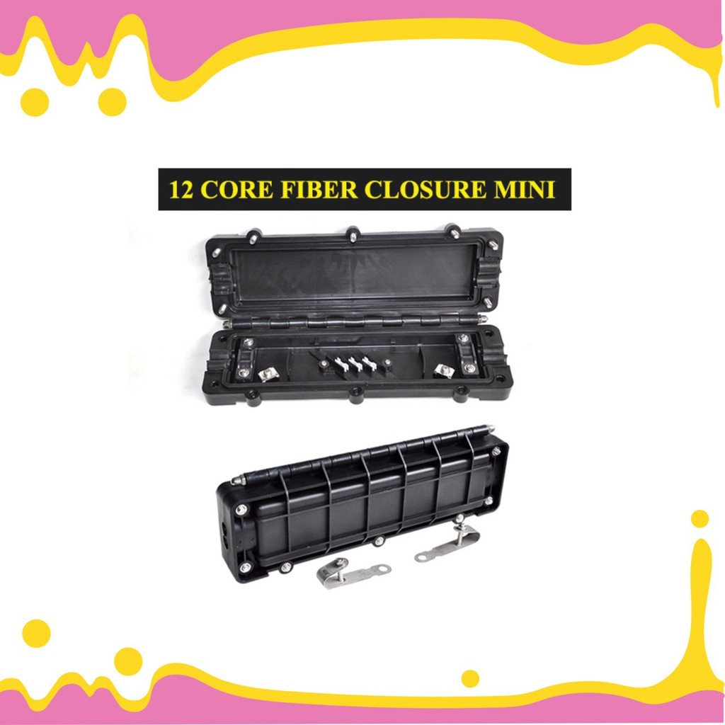 Fiber Optic Closure Splicer 12 Core Mini FTTH | Shopee Thailand