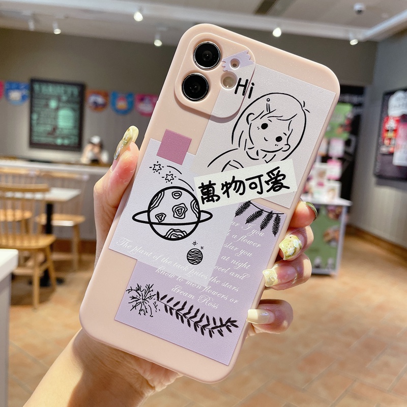 Cartoon Casing Vivo Y15s Y12a Y12s Y1s Y20 Y21 Y21S Y15a Y30 Y91C S1Pro ...