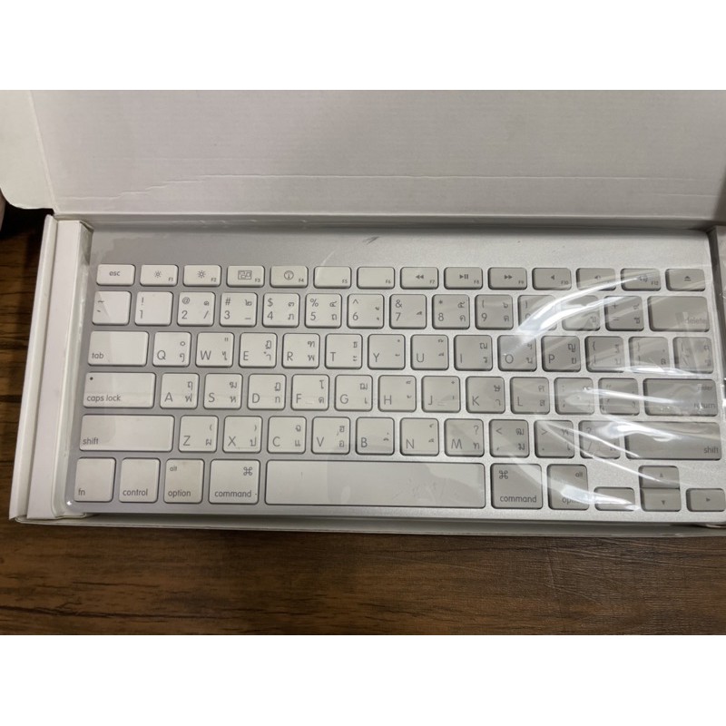 Apple Wireless Keyboard Mac Thai คีบอร์ดแม็กภาษาไทย รุ่นใช้ถ่าน ...