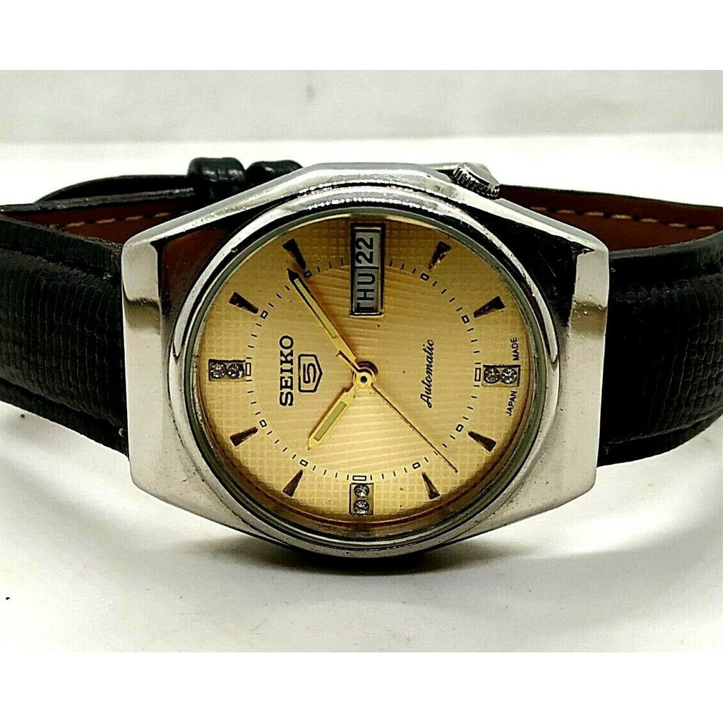 vintage seiko automatic stainless steel japan made movement No 6309 ...