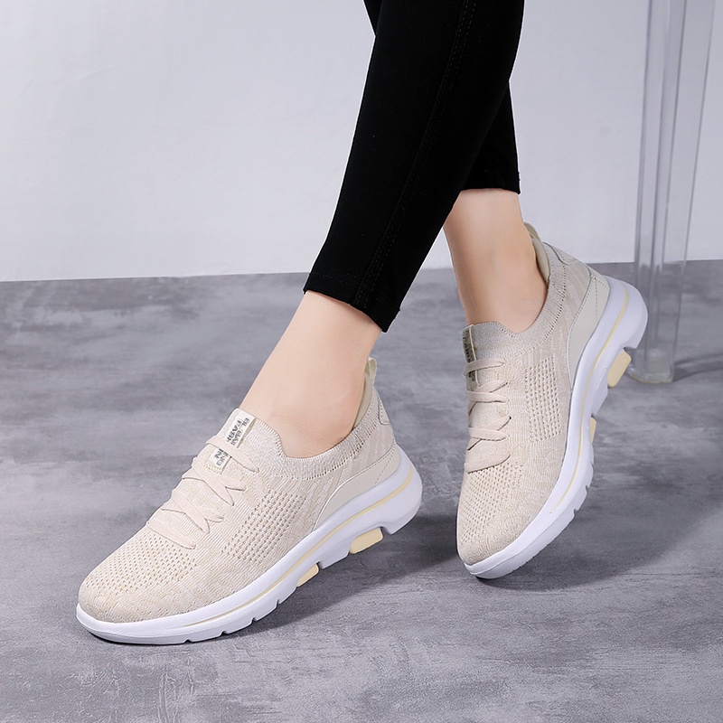 Sports Shoes ฤดูใบไม้ผลิและฤดูใบไม้ร่วงใหม่บินทอกีฬารองเท้าผู้หญิง ...