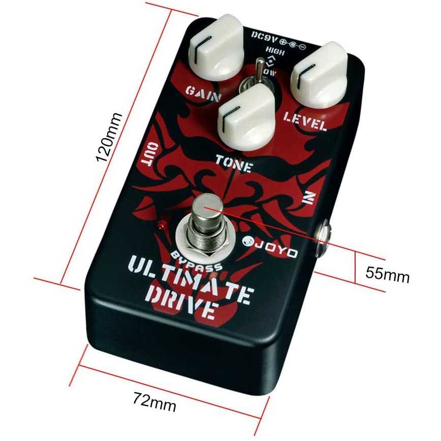 JOYO JF-02 Ultimate Drive Guitar Effects Pedal Overdrive, Simulation ...
