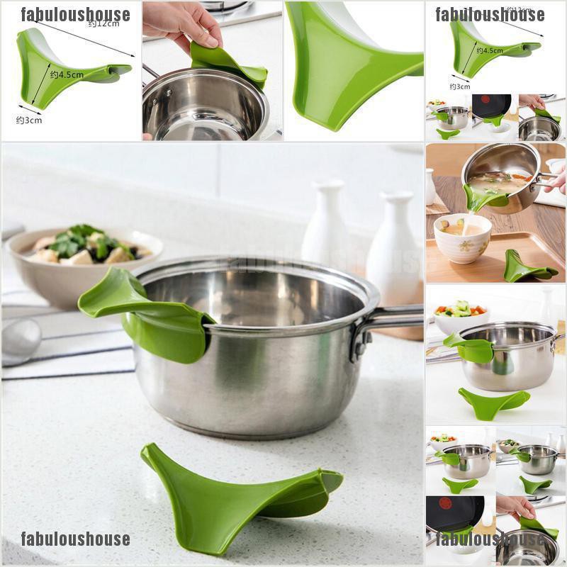 fabuloushouse e Slip On Pour Spout Bowls Pots PansDrip Free Easy ...